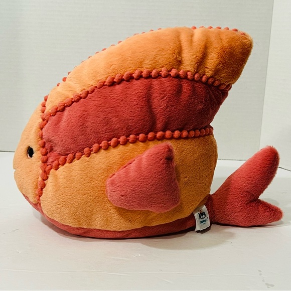 Toys | Jellycat Neo Fish Plush Stuffed Animal 9 Orange Coral Pink Red ...